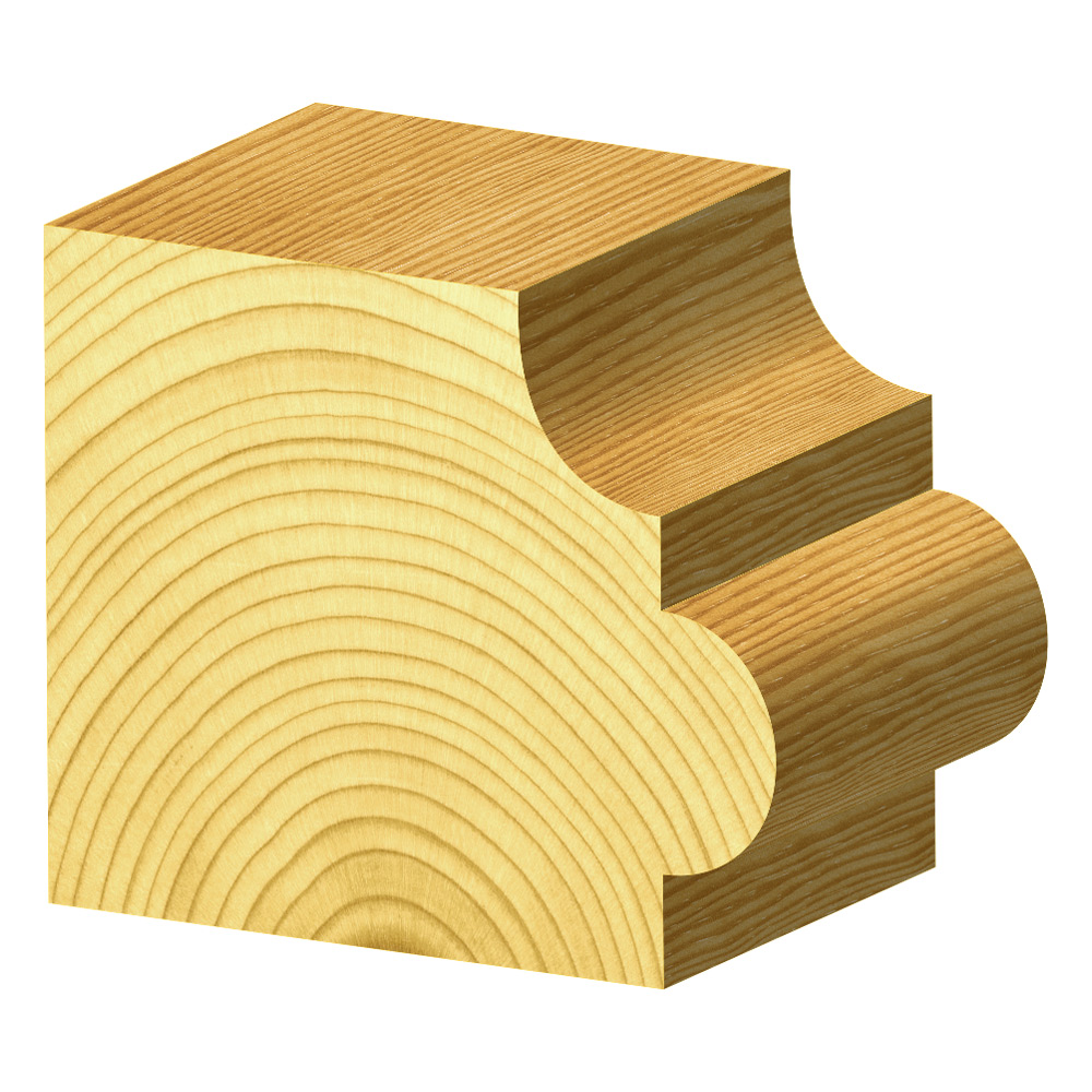 2 Flute - Palace Pattern Bit with Ball Bearing Guide - Carbide Tipped ...