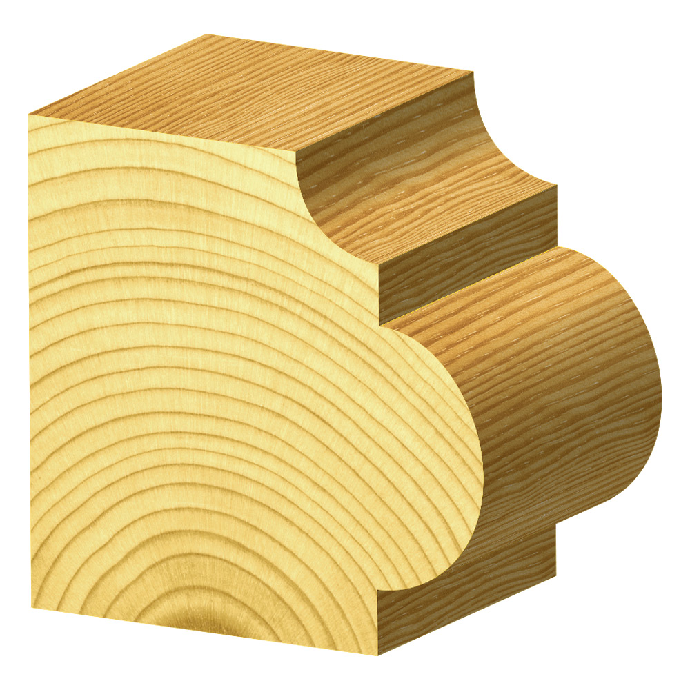 2 Flute - Palace Pattern Bit with Ball Bearing Guide - Carbide Tipped ...