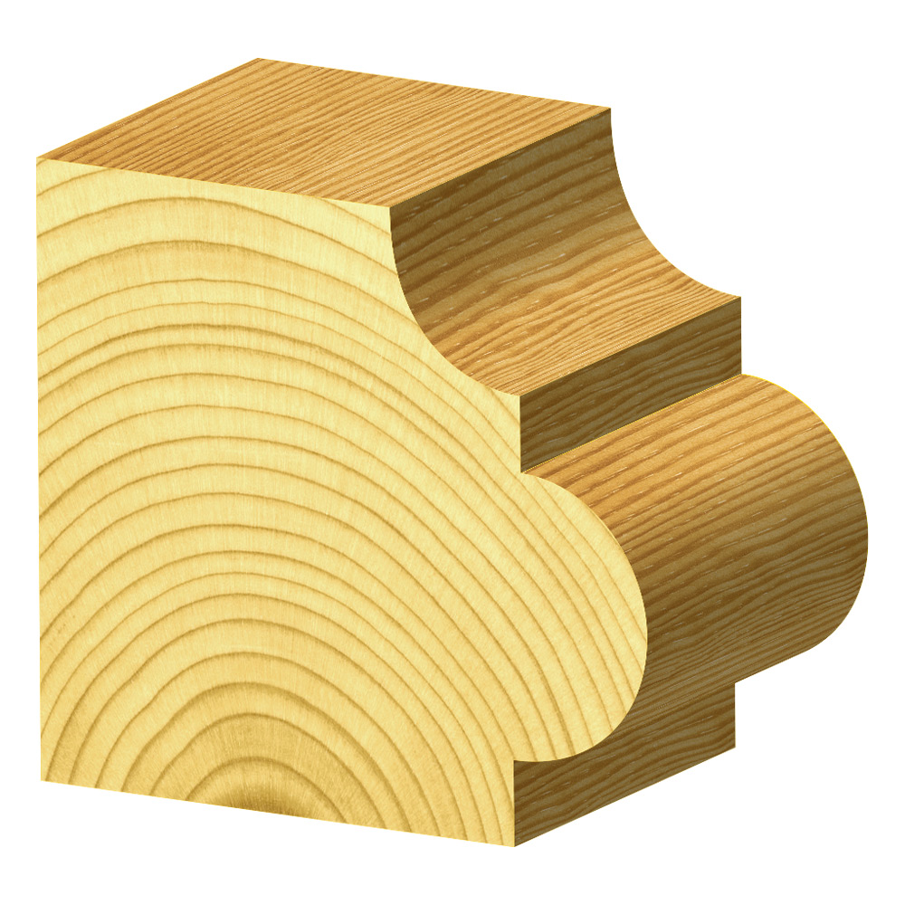 2 Flute - Palace Pattern Bit with Ball Bearing Guide - Carbide Tipped ...