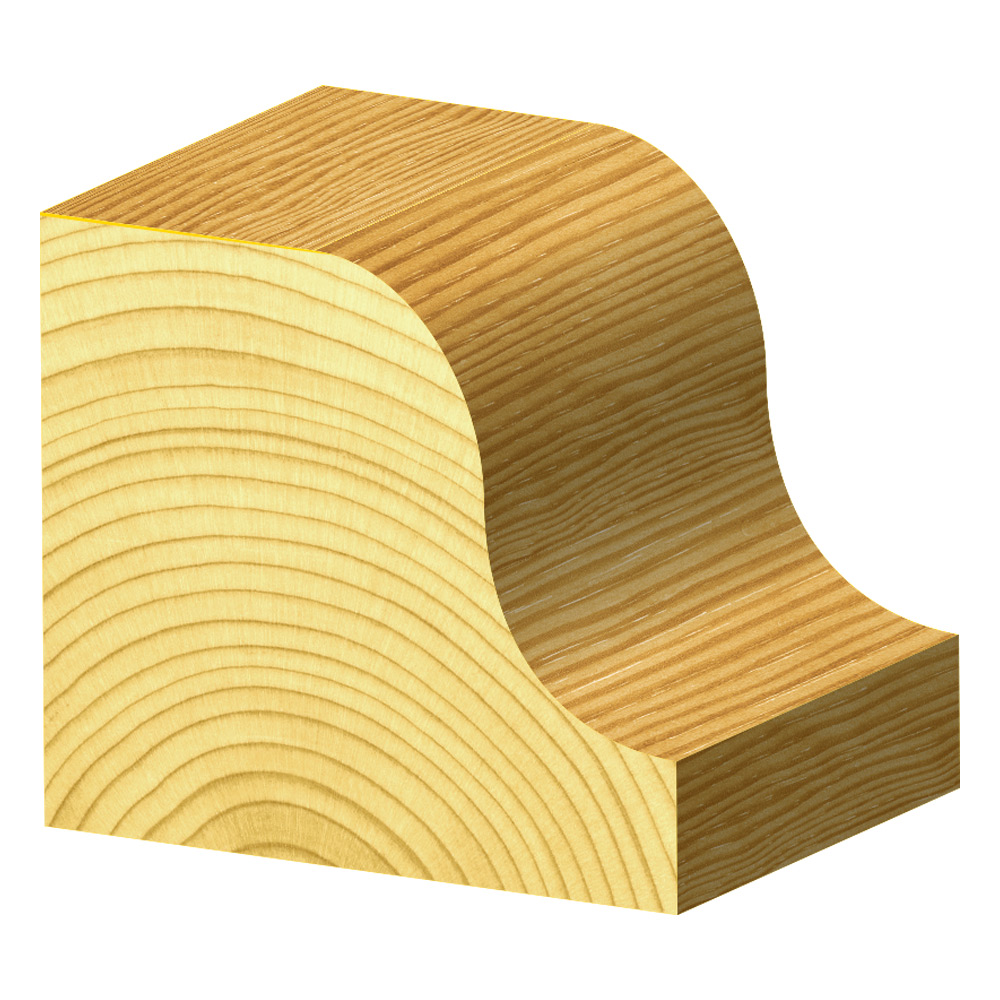 2 Flute - Roman Ogee Bit with Ball Bearing Guide - Carbide Tipped - Carbitool