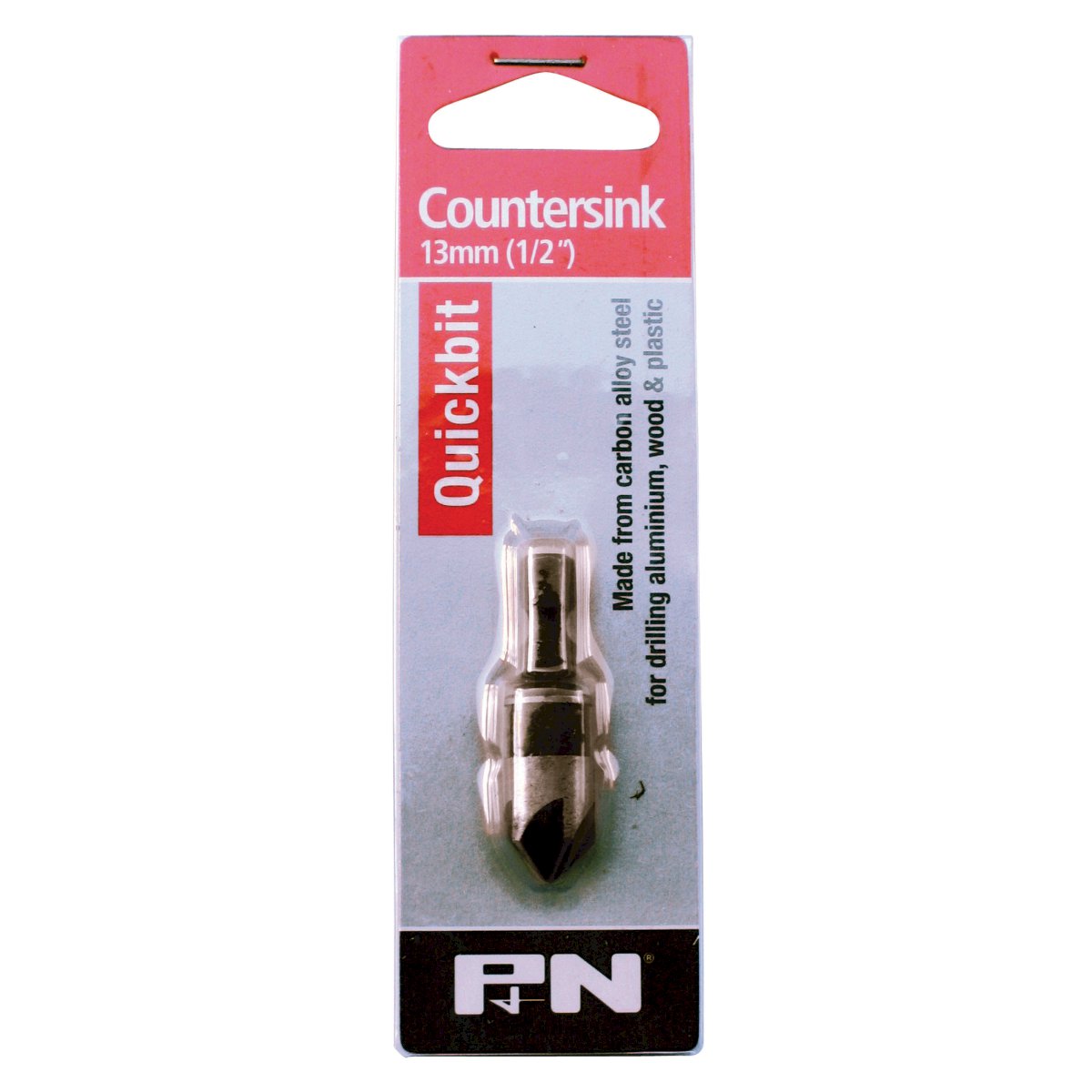 COUNTERSINK HCS QUICKBIT ROSE HEAD CARDED 13MM P&N - P&N Tools