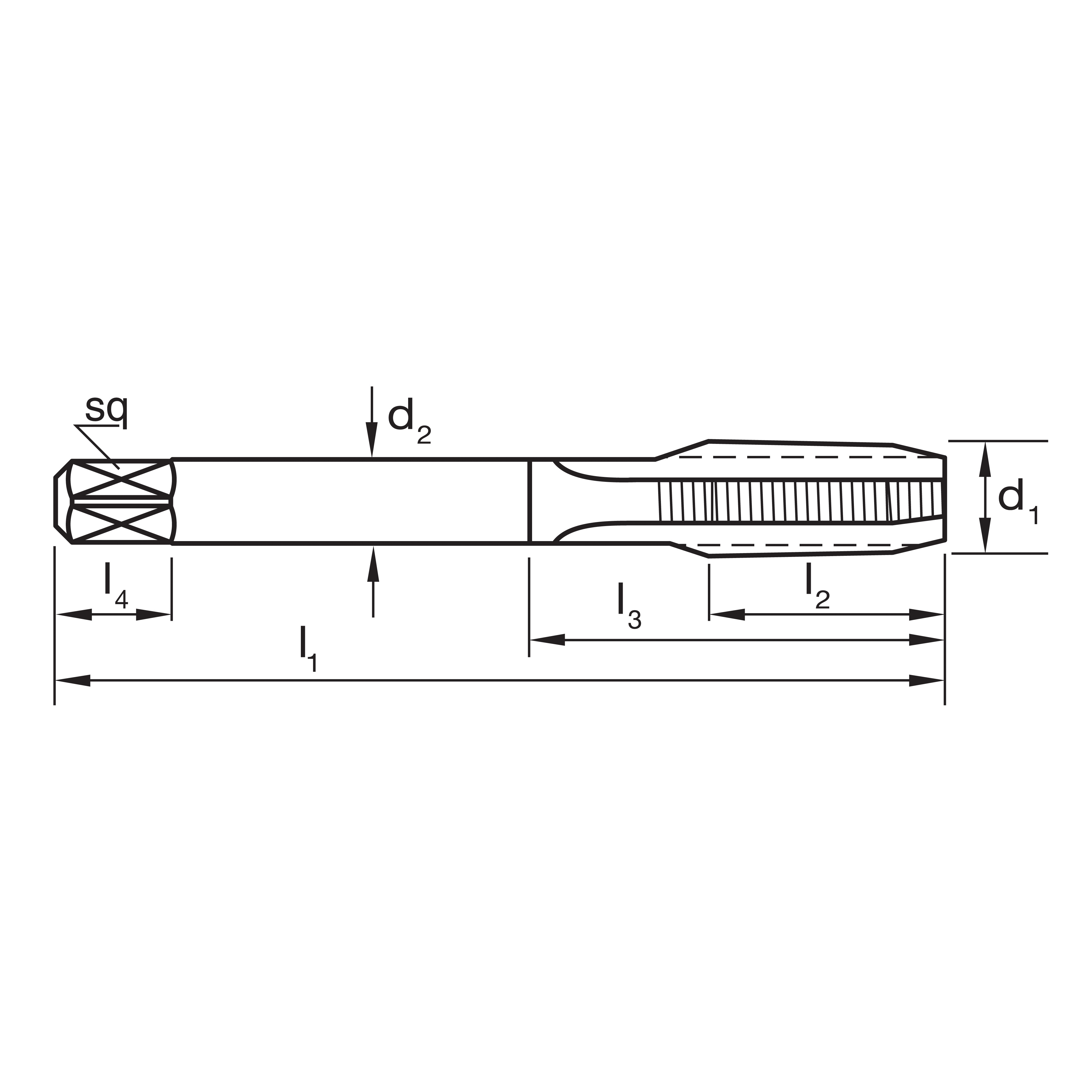 Product: TAP T475 Rc 1/4-19 Z3 (BSPT) STR/FLT ISO2284 Bott HSS